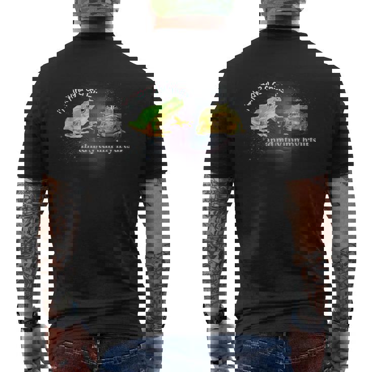 Frog Toad Cursed Meme Absurdist Space Dank Aesthetic Men's T-shirt Back ...