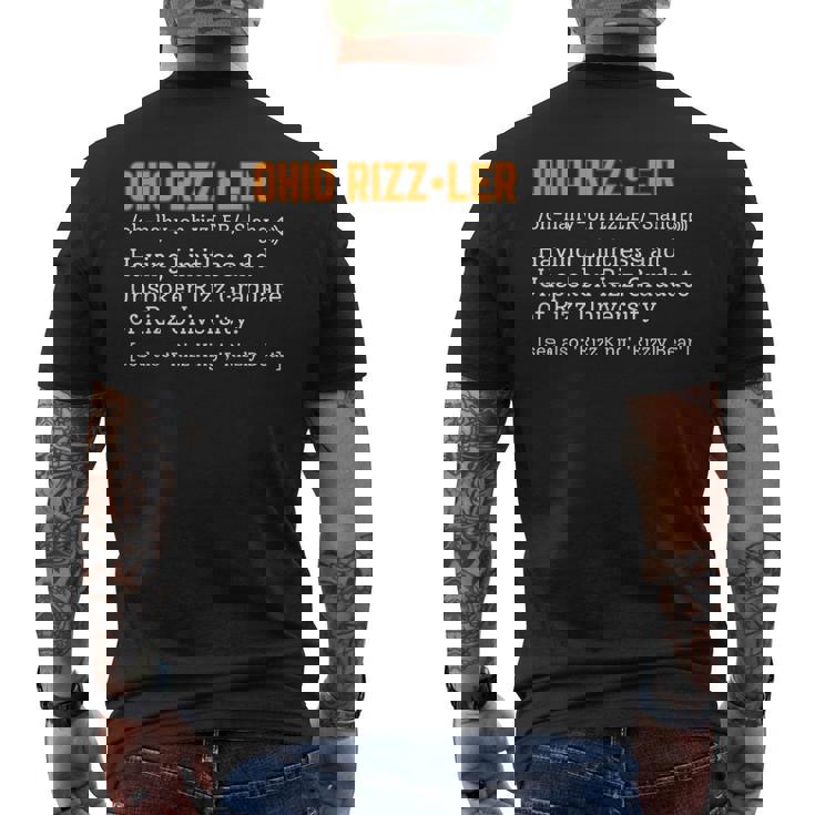 Ohio Rizzler Nutrition Facts Meme Internet Memes Brainrot Men's T-shirt ...
