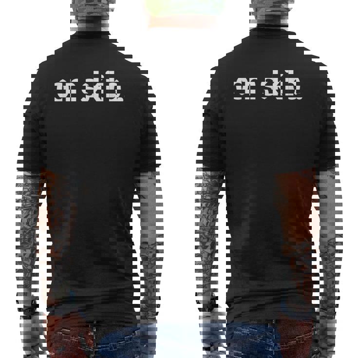 On Skib Vial Brain Rot Gen Z Gen Alpha Slang Sayings Men's T-shirt Back ...