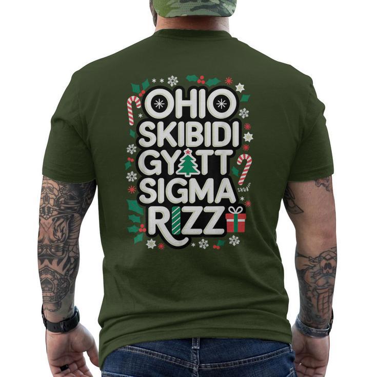 Ohio Skibidi Gyatt Sigma Rizz Gen Alpha Xmas Christmas Party Men's T ...