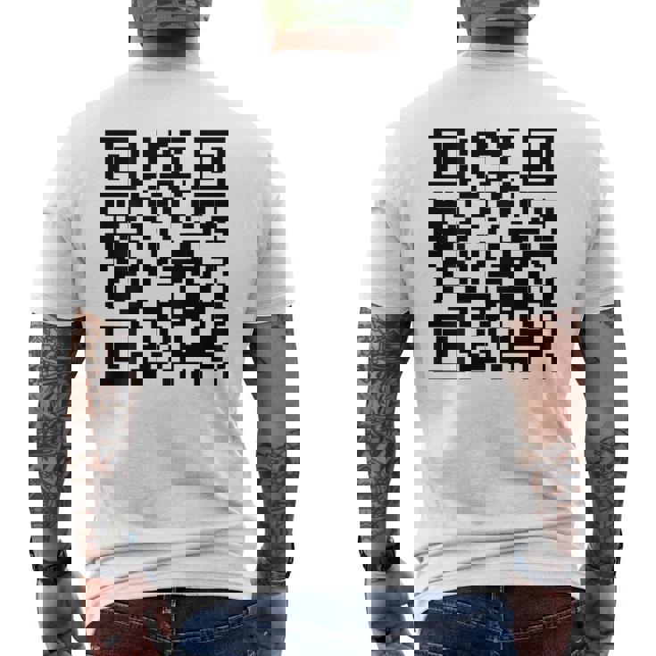 Qr President Trump 4547 Dancing Dance Moves Maga Men's T-shirt Back Print - Monsterry CA