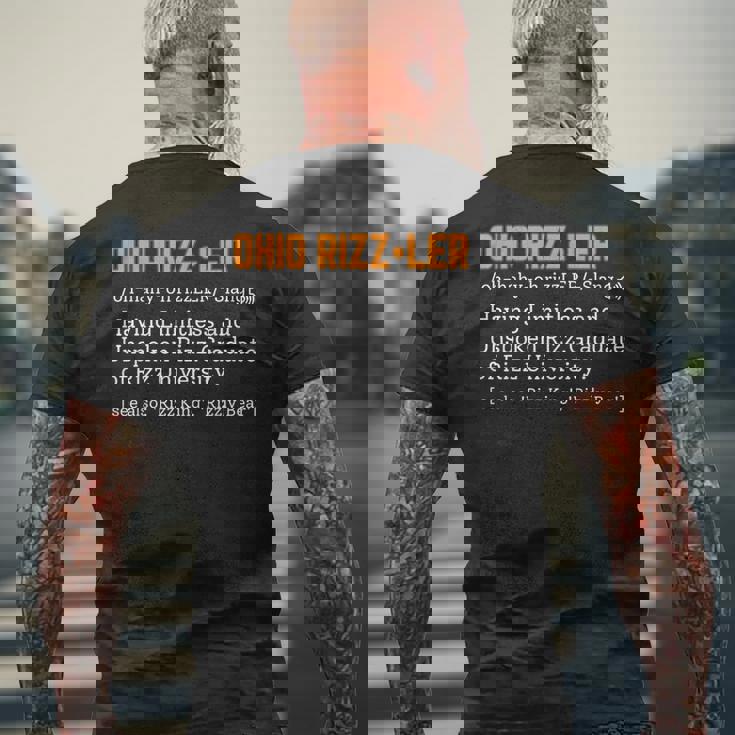 Ohio Rizzler Nutrition Facts Meme Internet Memes Brainrot Men's T-shirt ...