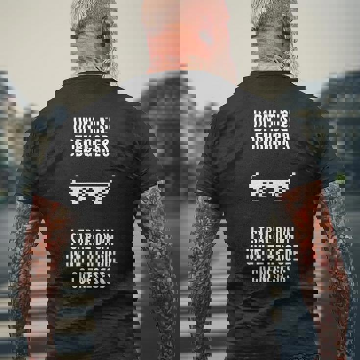 Programming Code Joke Computer Science Meme Programmer Men's Back Print ...