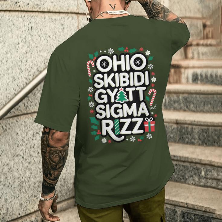Ohio Skibidi Gyatt Sigma Rizz Gen Alpha Xmas Christmas Party Men's T ...