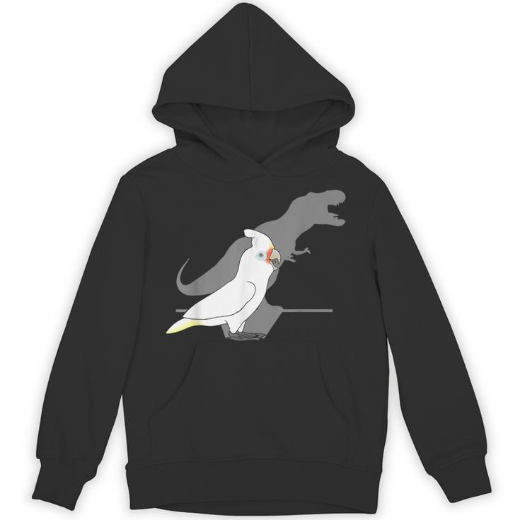 Goffin's Cockatoo T-Rex Shadow Birb Memes Dinosaur Parrot Unisex Hoodie ...
