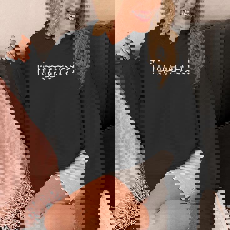 Triggered Meme Trigger Warning Gag Triggered Meme Unisex Hoodie ...