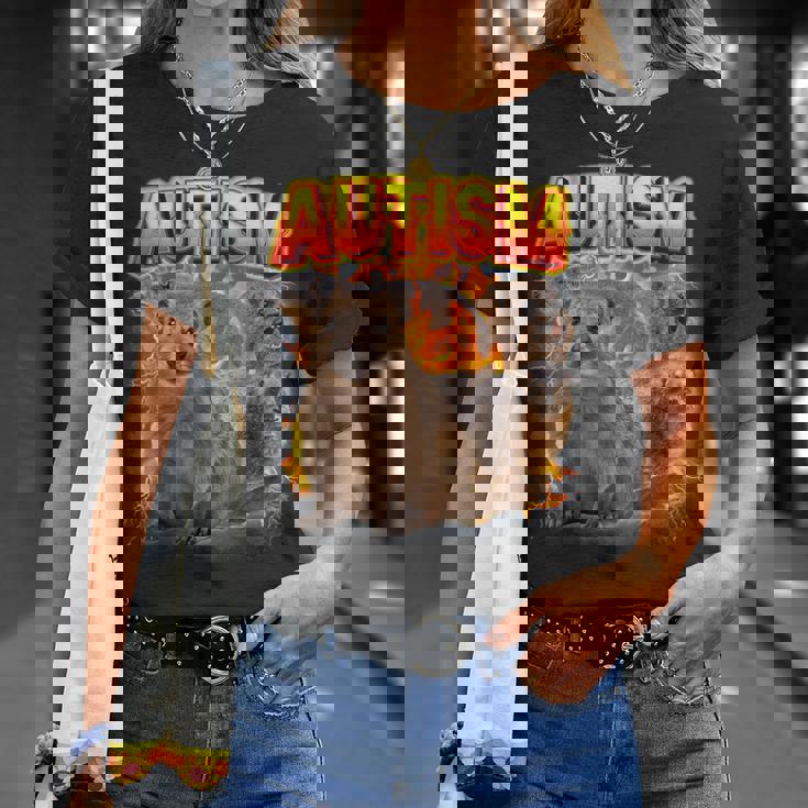 Autism Rock Hyrax Inappropriate Oddly Specific Meme T-Shirt | Mazezy