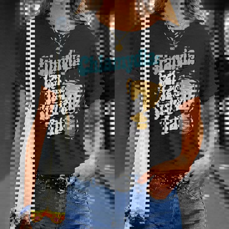 Embarrassing Inappropriate Chlamydia Adult Humor T-Shirt - Seseable