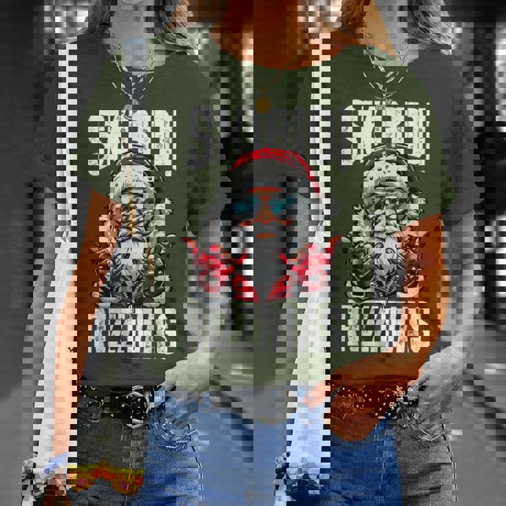 Christmas Rizz Santa Skibidi Rizzmas T-Shirt | Mazezy