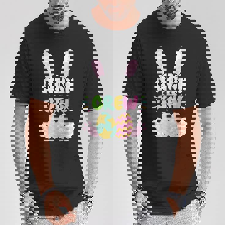 Cousin Crew Cute Rabbit Easter Squad 2025 Family Easter Eggs T-Shirt ...