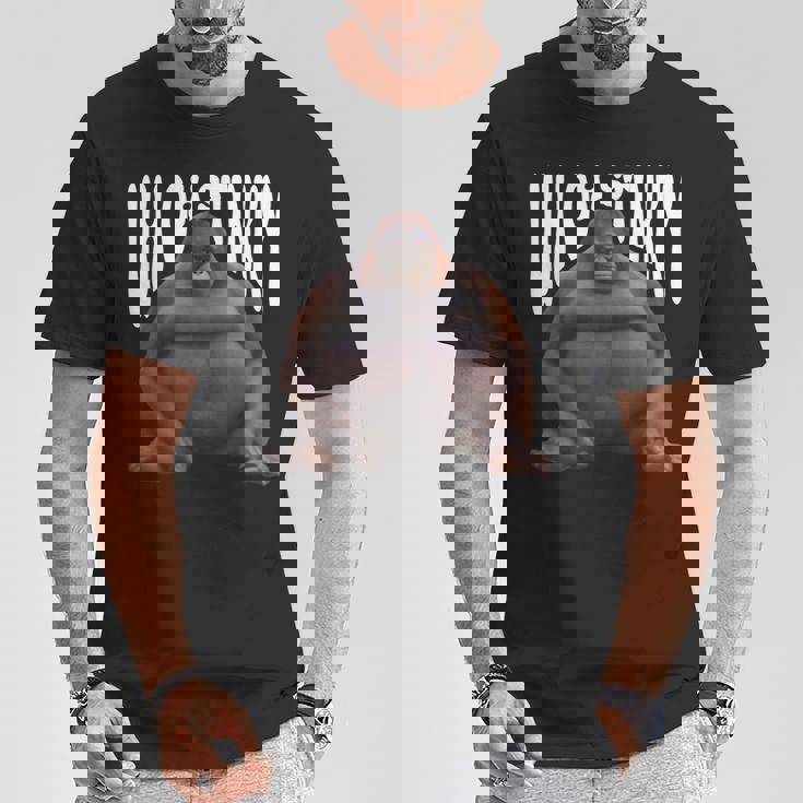 Monkey Uh Oh Stinky Poop Dank Memes Le Monke Orangutan T-Shirt | Mazezy