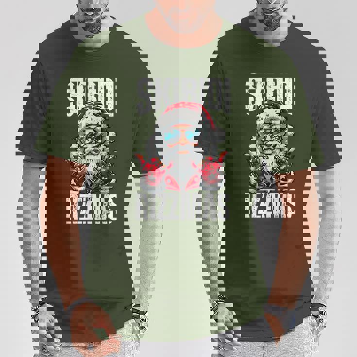 Christmas Rizz Santa Skibidi Rizzmas T-Shirt | Mazezy