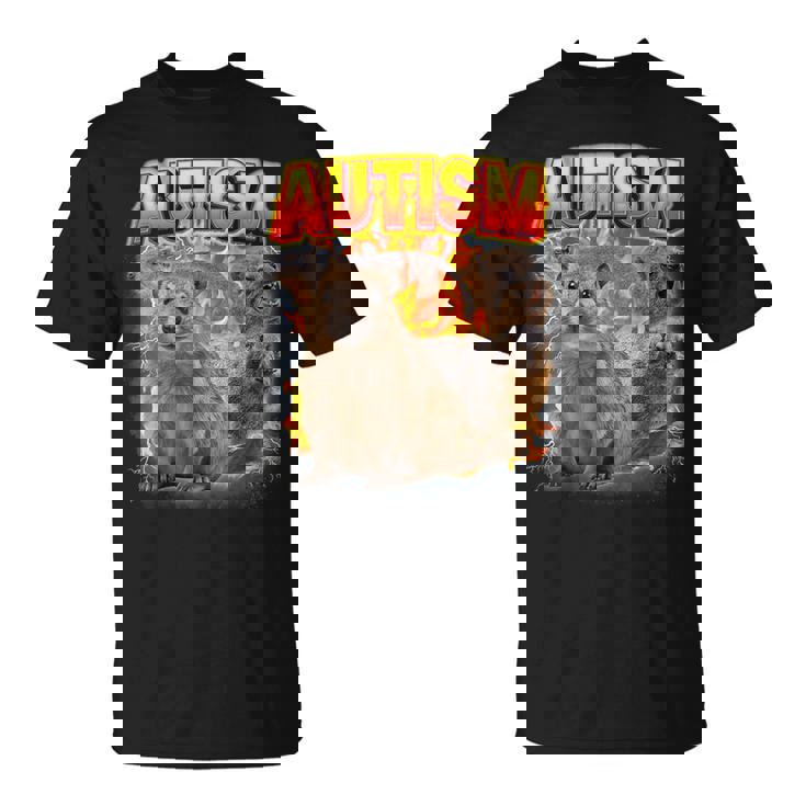 Autism Rock Hyrax Inappropriate Oddly Specific Meme T-Shirt | Mazezy