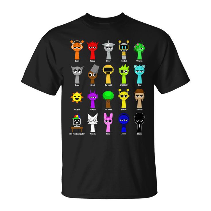 All My Sprunki Toys T-Shirt | Mazezy
