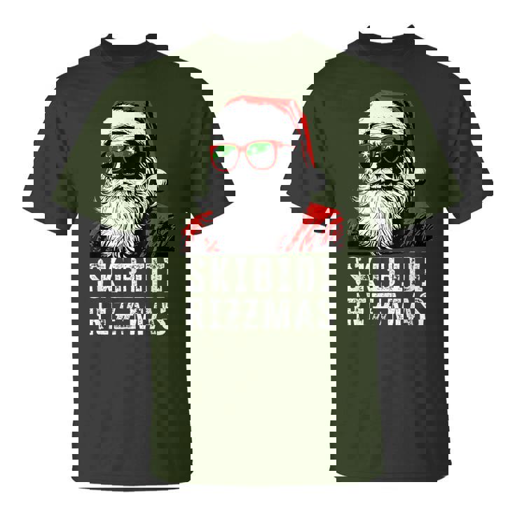 Christmas Santa Claus Skibidi Rizzmas Merry Rizz Mas Sigmas T-Shirt | Mazezy