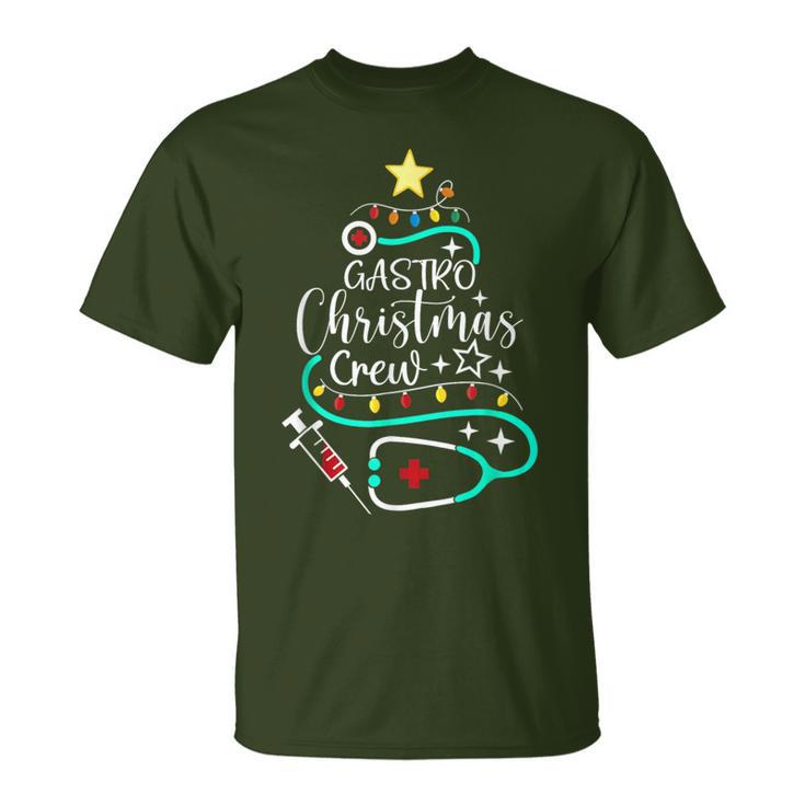 Gastro Christmas Crew Gastroenterology Nurse Endoscopy Techs T-Shirt ...