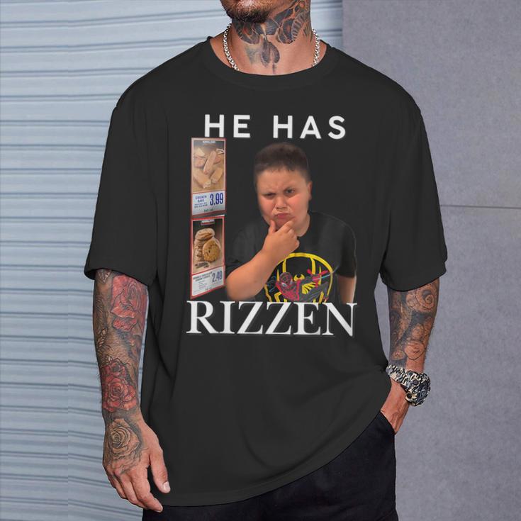 Rizzler Costcos Guys He Has Rizzen Bring The Boom Meme T-Shirt | Mazezy