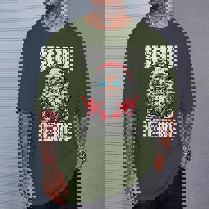 Christmas Rizz Santa Skibidi Rizzmas T-Shirt | Mazezy