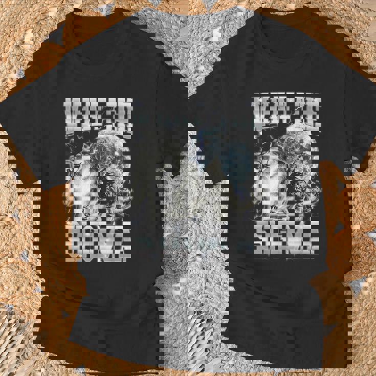 Wolf What The Sigma Alpha Wolf Meme Women T-Shirt | Mazezy