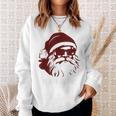 Sigma Claus Cool Santa Meme Rizzler Brainrot Christmas Sweatshirt ...