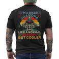 I'm A Biker Grandpa Like A Normal Grandpa But Cooler Biker Men's T ...